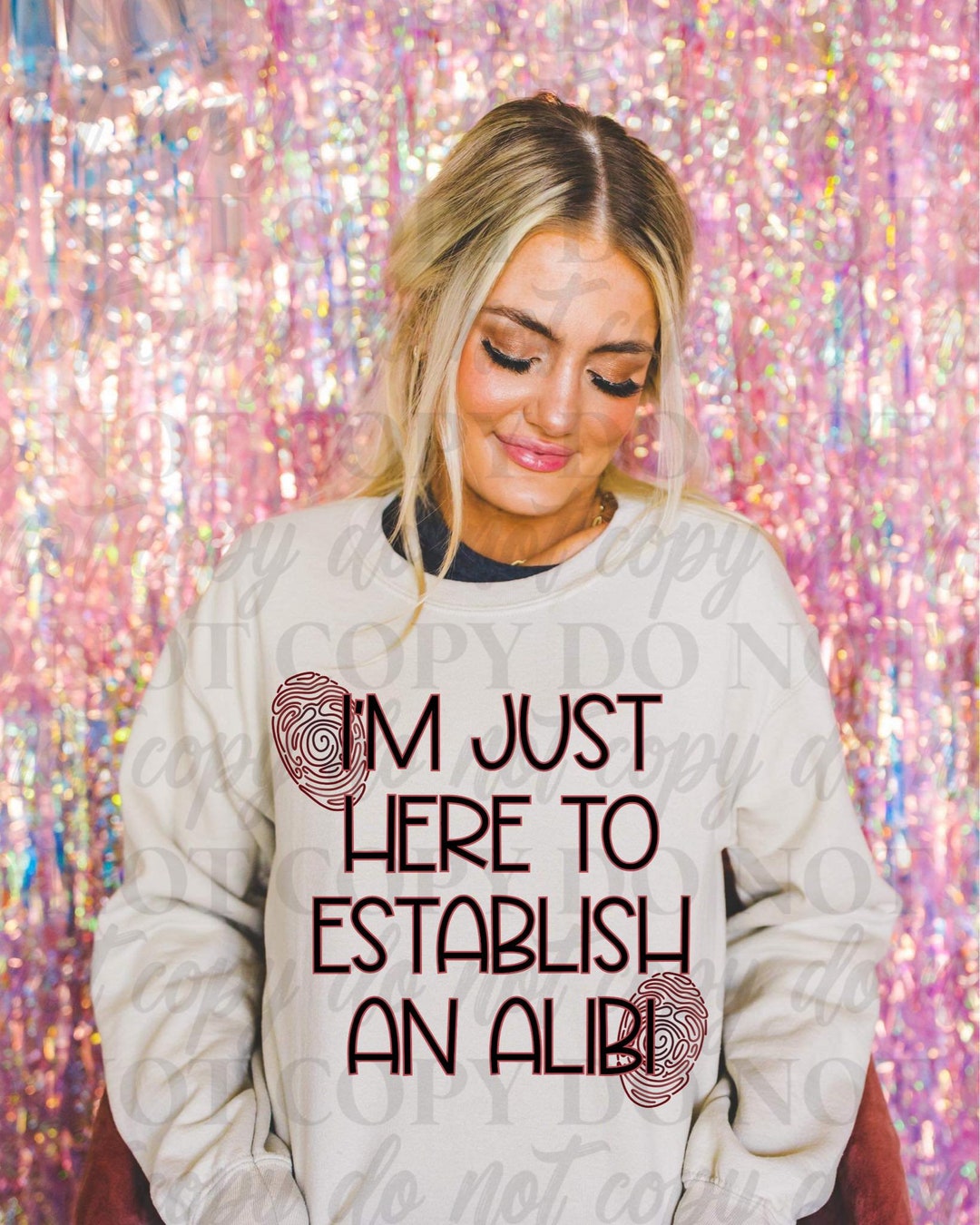 Establish an Alibi PNG, True Crime, Crime, Alibi, Sublimation Design ...