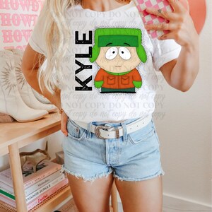 Kyle Png, South Park Png, Inspired Png, Fanart Png, Sublimation Design ...