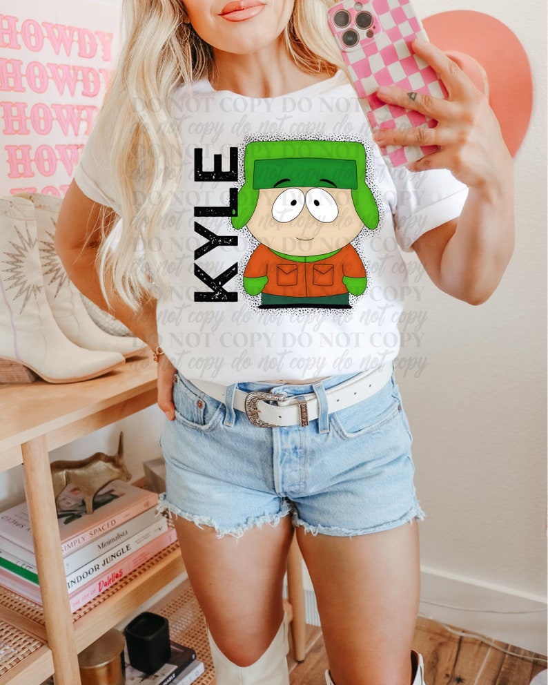 Kyle Png, South Park Png, Inspired Png, Fanart Png, Sublimation Design, Instant Download ...