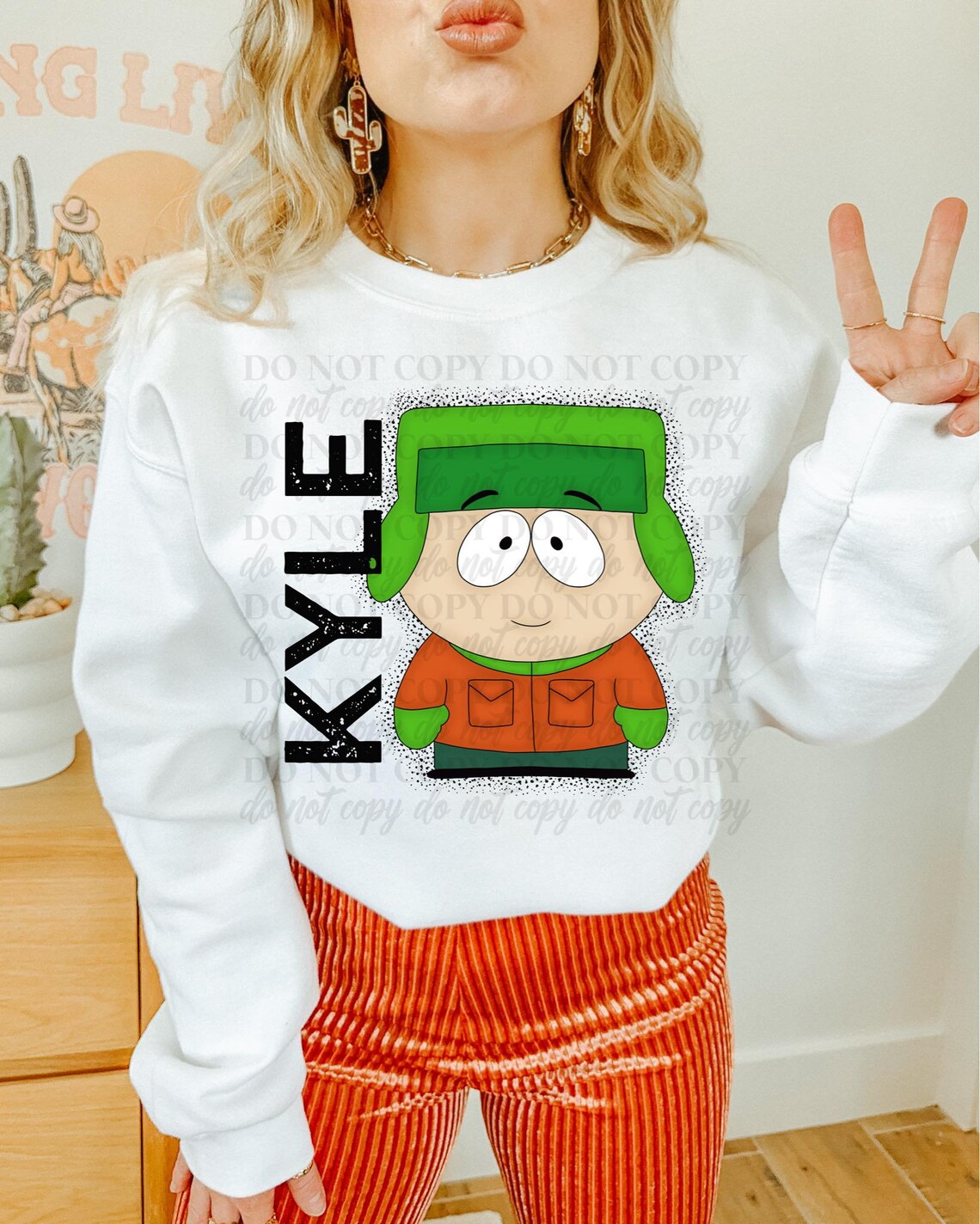 Kyle Png, South Park Png, Inspired Png, Fanart Png, Sublimation Design ...