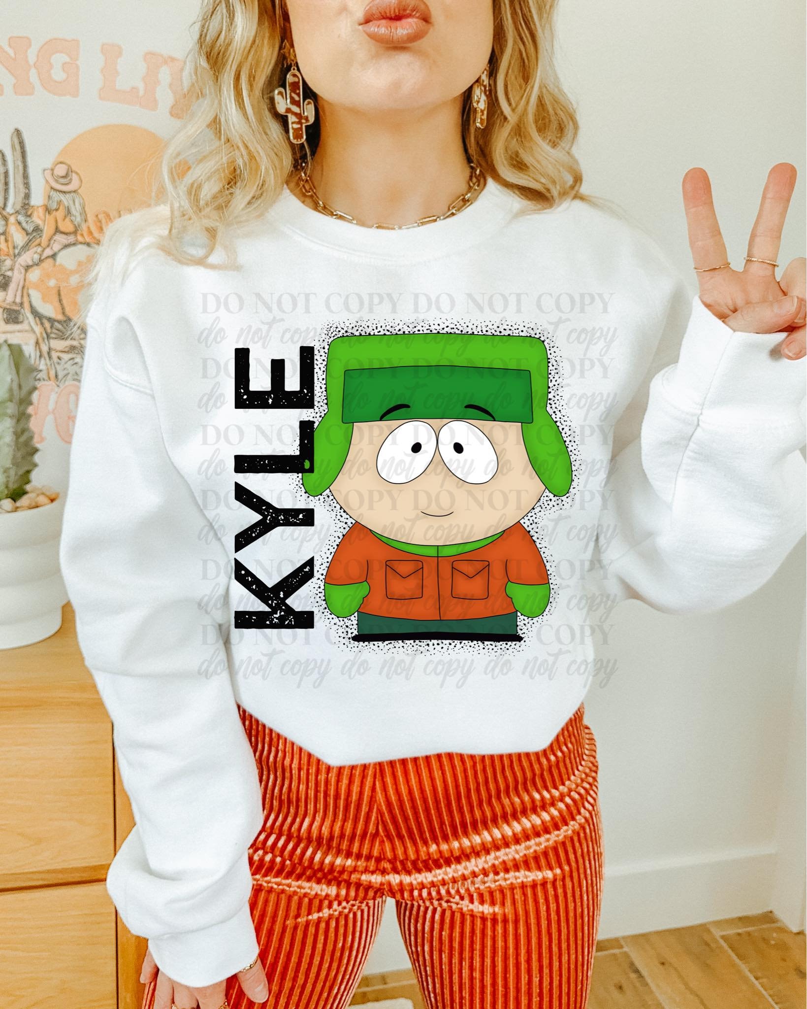 Kyle Png, South Park Png, Inspired Png, Fanart Png, Sublimation Design ...