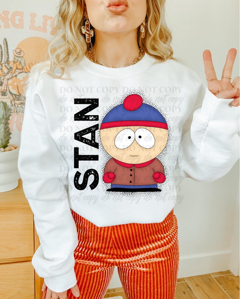 Stan Png, South Park Png, Inspired Png, Fanart Png, Sublimation Design ...