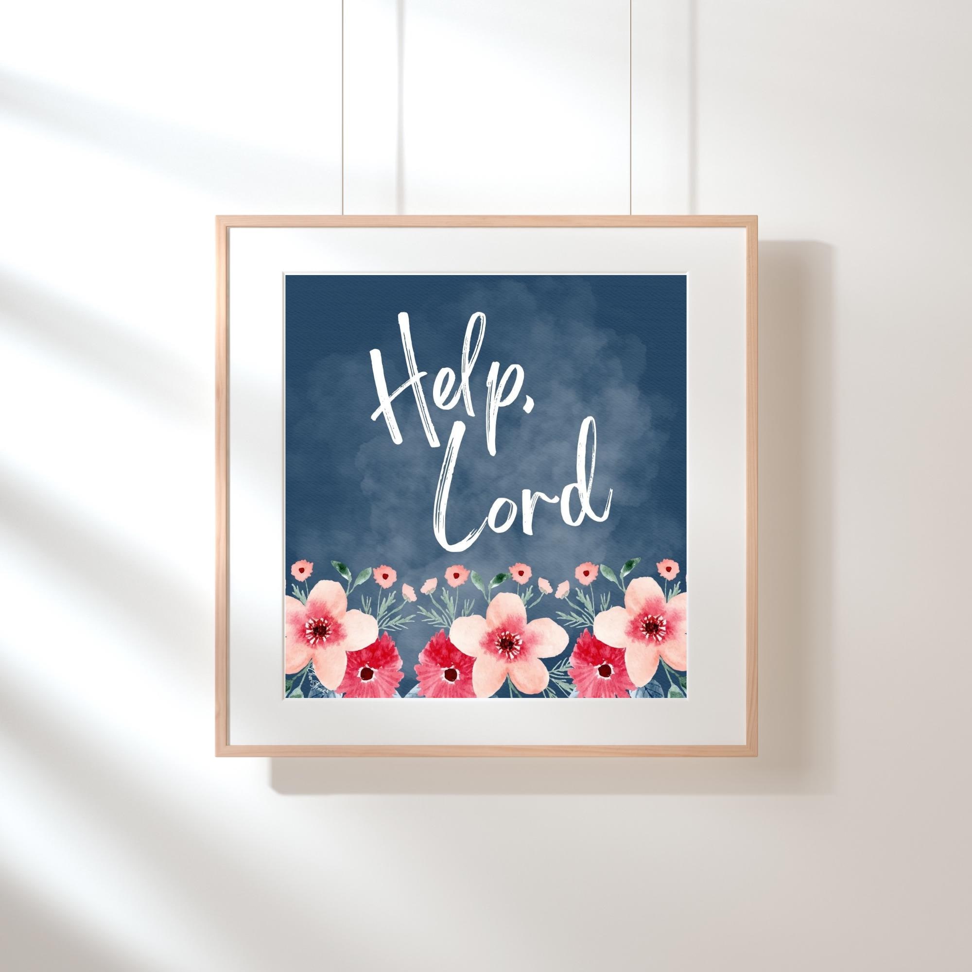 Help Lord Christian Digital Download - Etsy