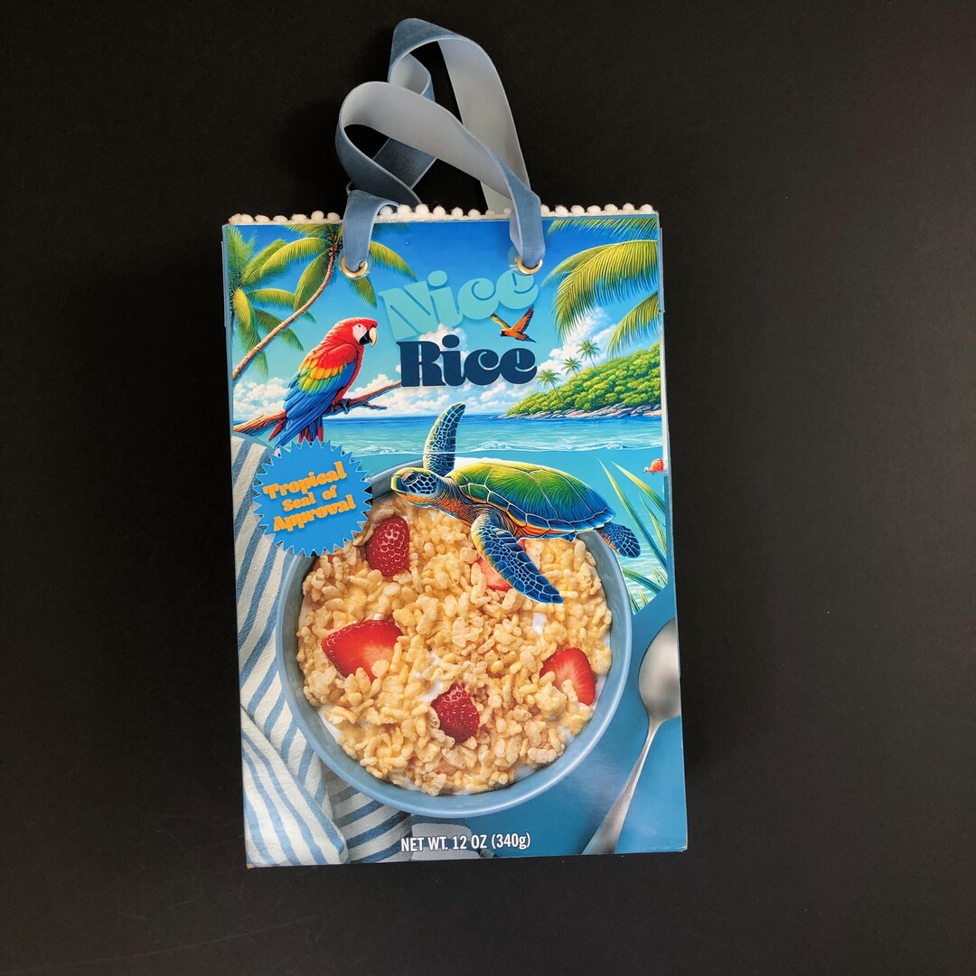 Nice Rice Fictitious Cereal Box | Thrifted Hawaiian Style T-shirt SIZE ...