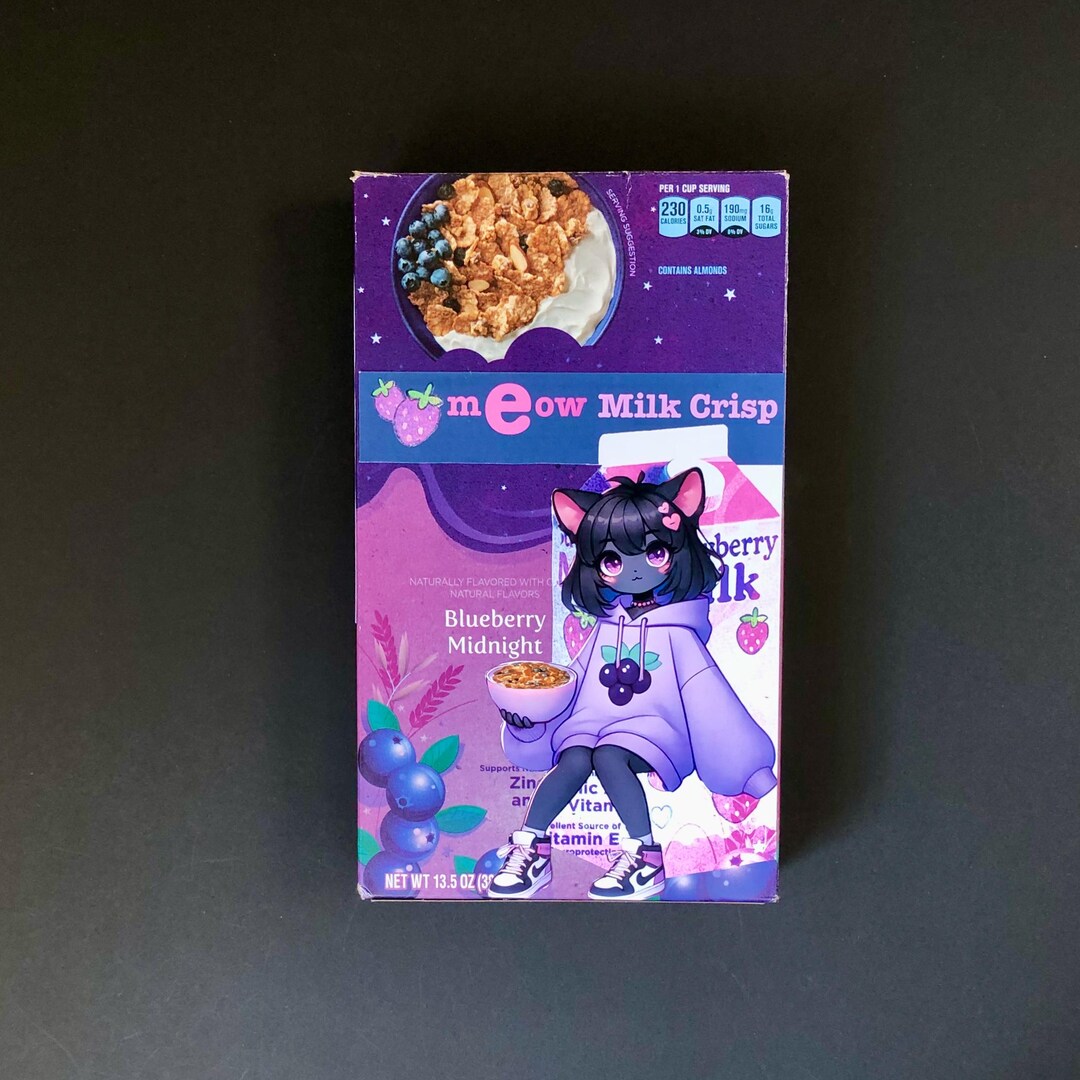 Mystery Box | Meow Milk Crisp Fictitious Cereal Box Stuffed With ...
