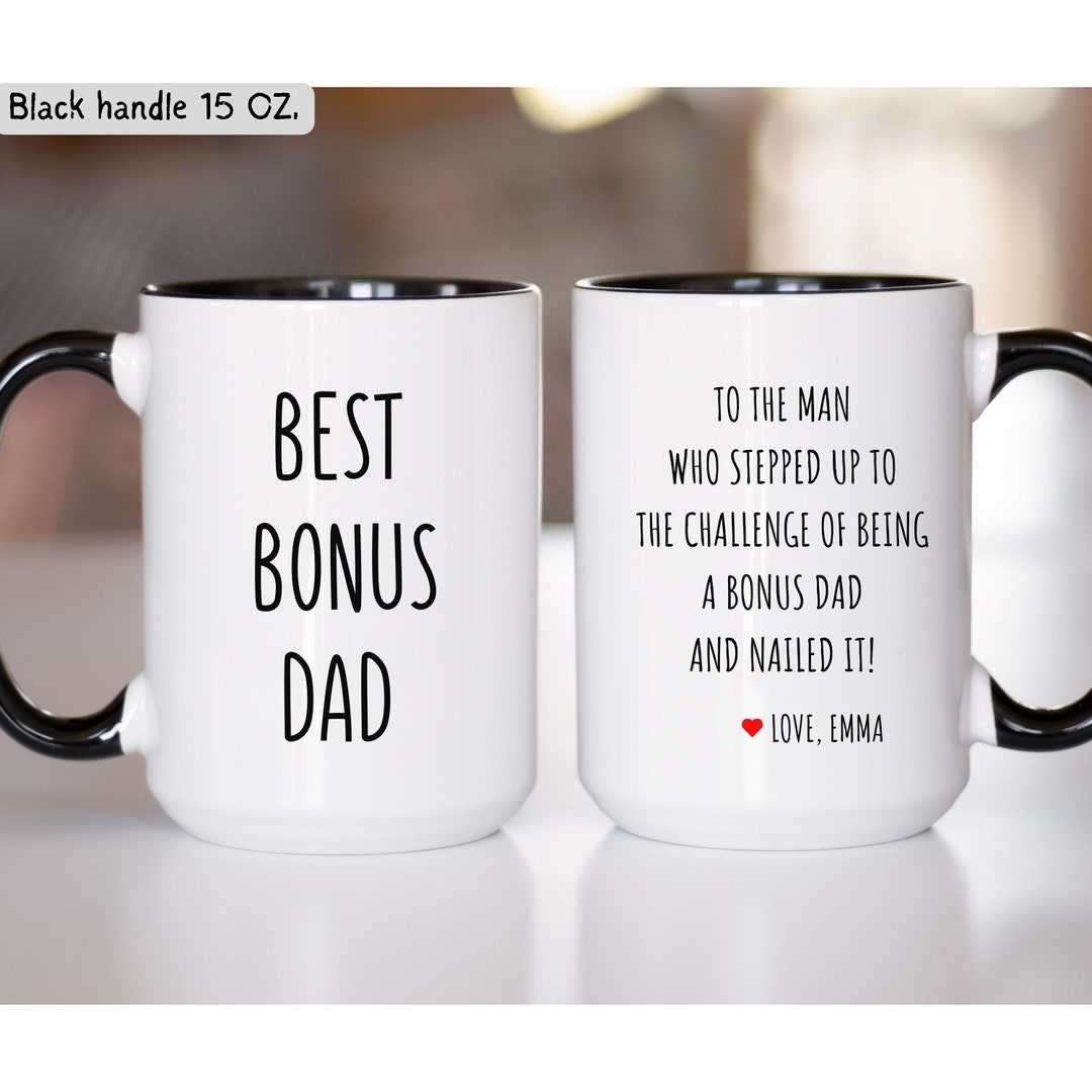 Best Bonus Dad Gift, Step Dad Father's Day Gift, Step Dad Coffee Cup ...