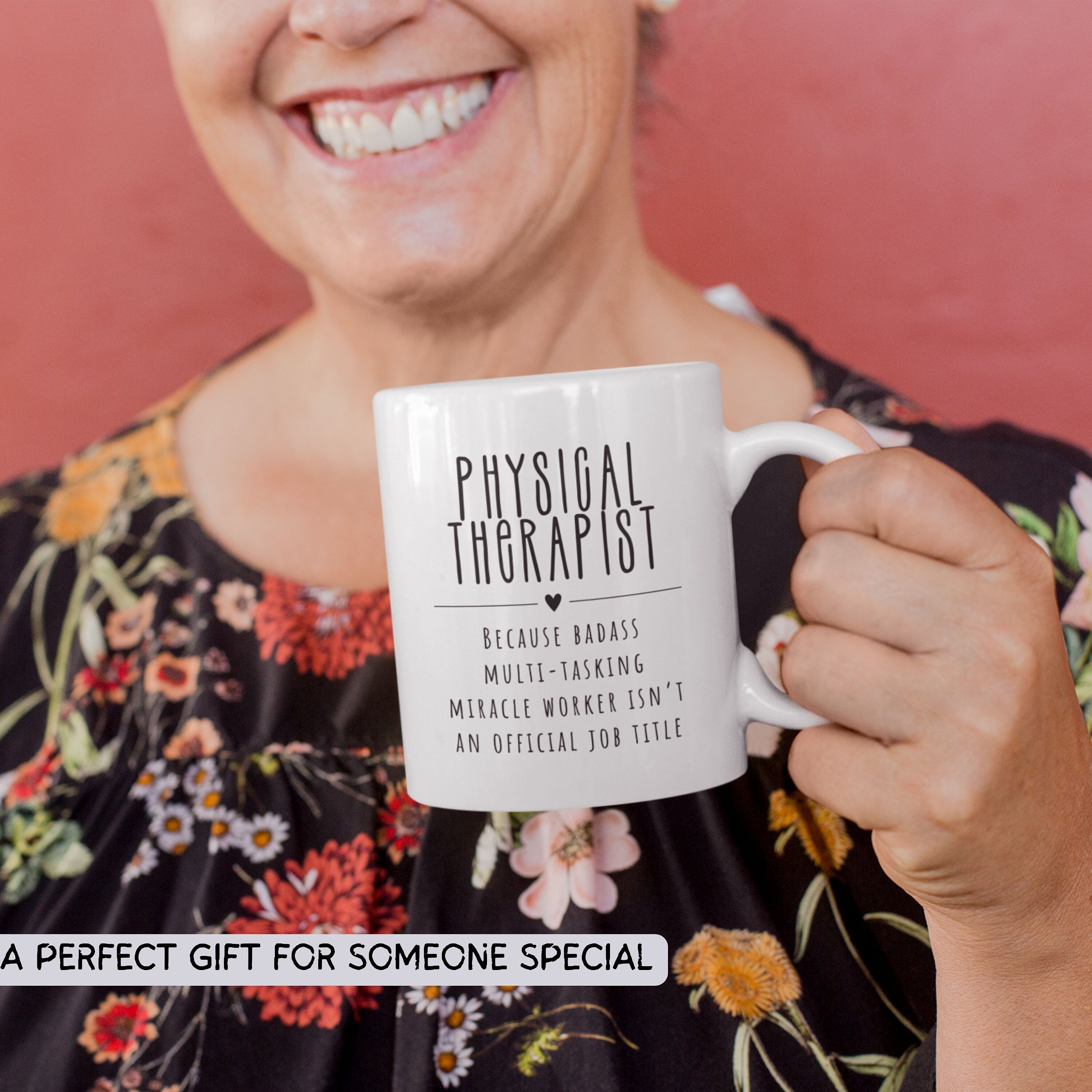 Physical Therapist Gift, Physical Therapy Mug, Therapist Graduation ...