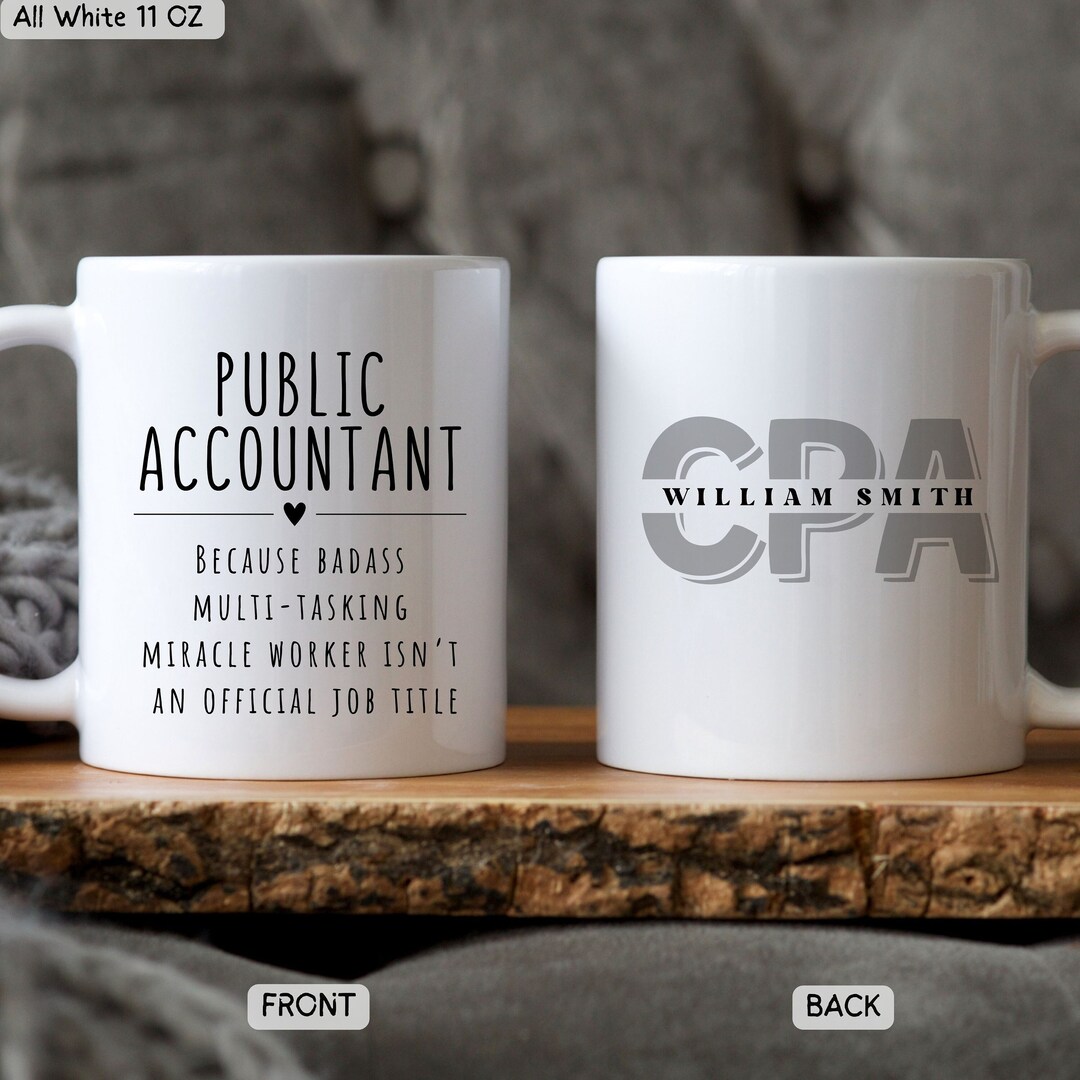 Certified Public Accountant Gift, Personalized CPA Gift, Accounting ...
