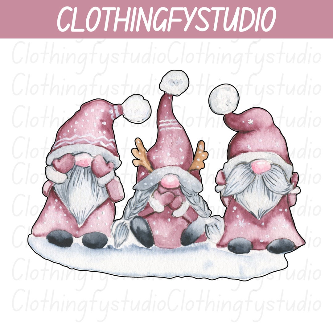 Winter Christmas Gnomes Png Gnomes Holiday Christmas Gnomes - Etsy