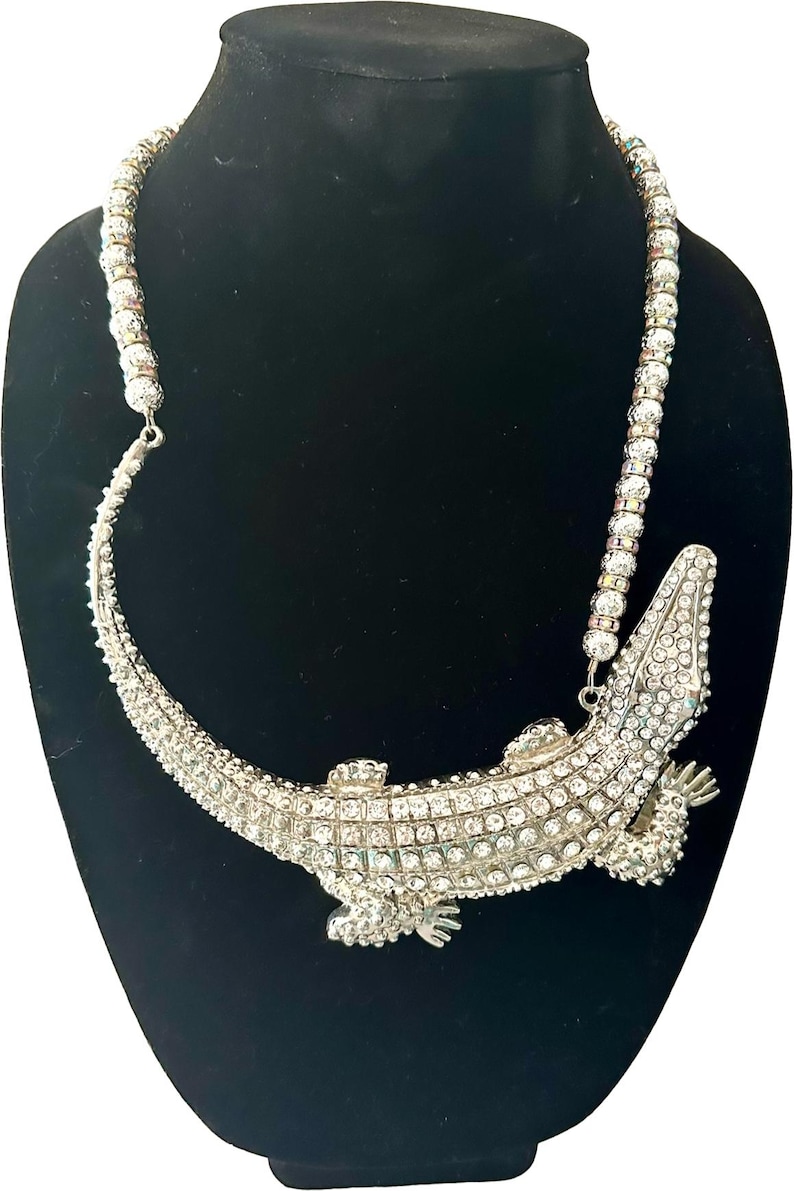 Alligator, Crocodile & Gecko Chokers / Necklaces - Great for Halloween ...