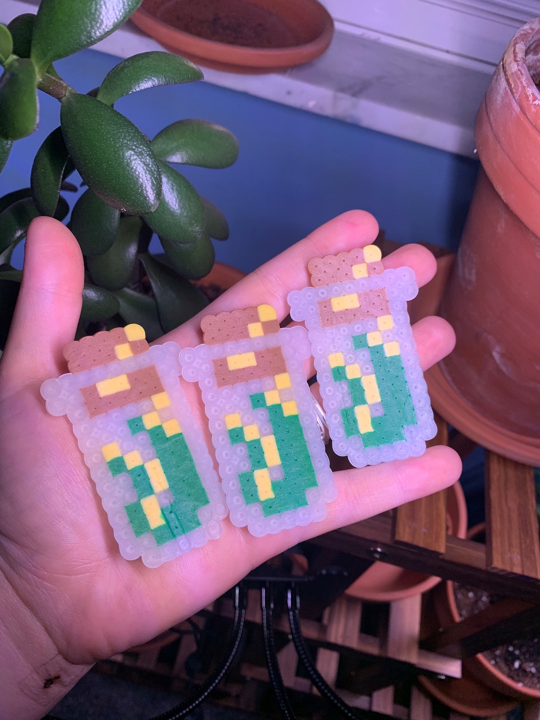 Vial of Seaweed Pixel Potions Perler Beads DND Fantasy - Etsy