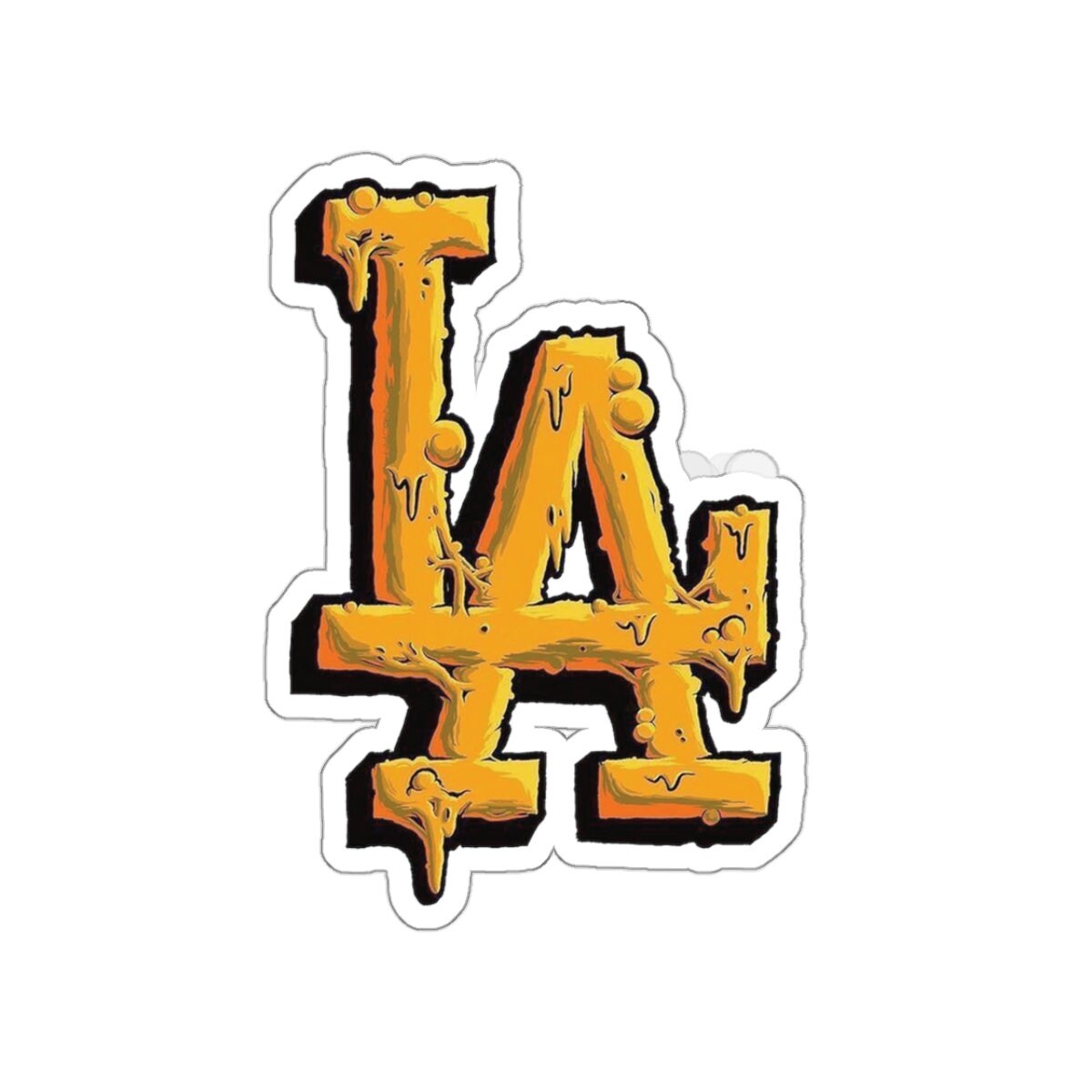 Los Angeles LA Sticker, Gift Sticker, Kiss-cut Stickers - Etsy