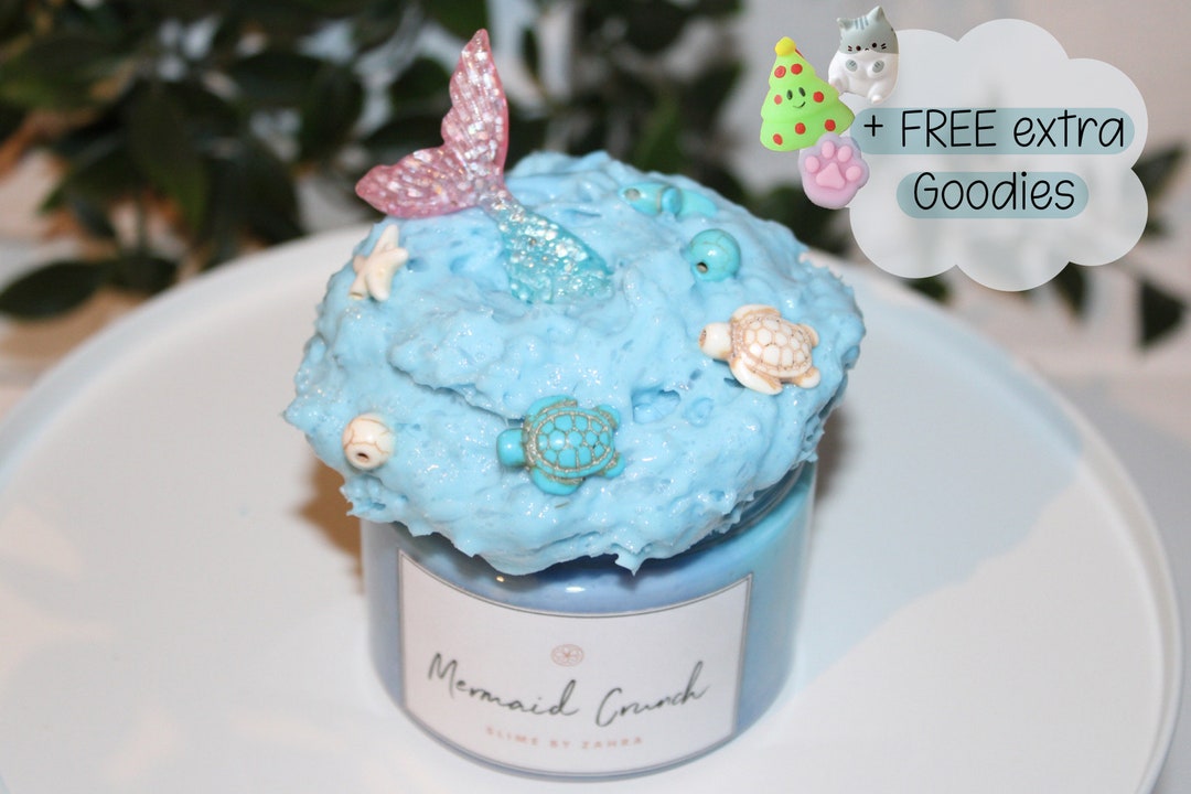 Slime mermaid Crunch Snowfizz Slime - Etsy