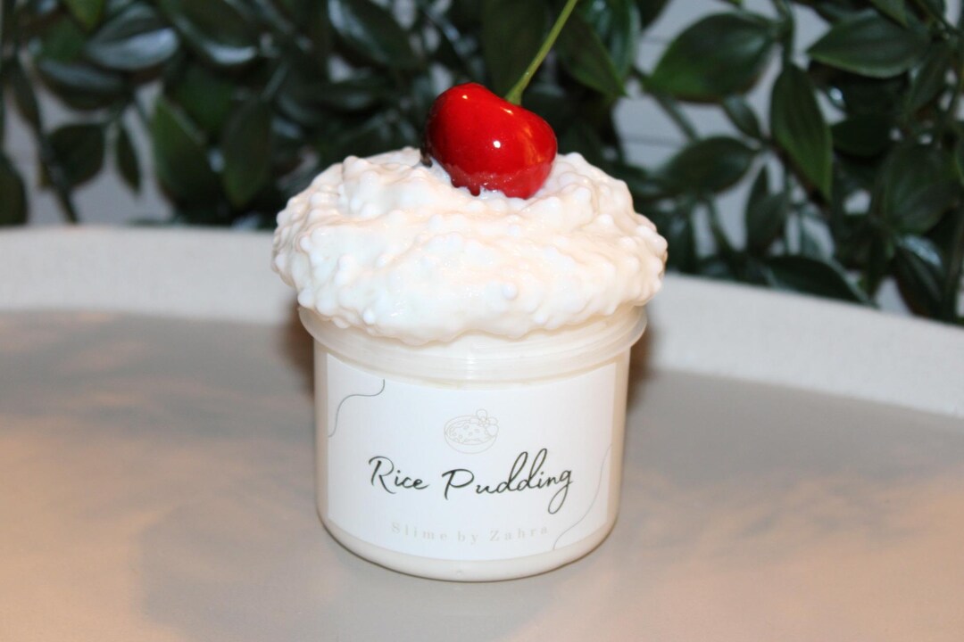 Slime rice Pudding Foam Slime - Etsy