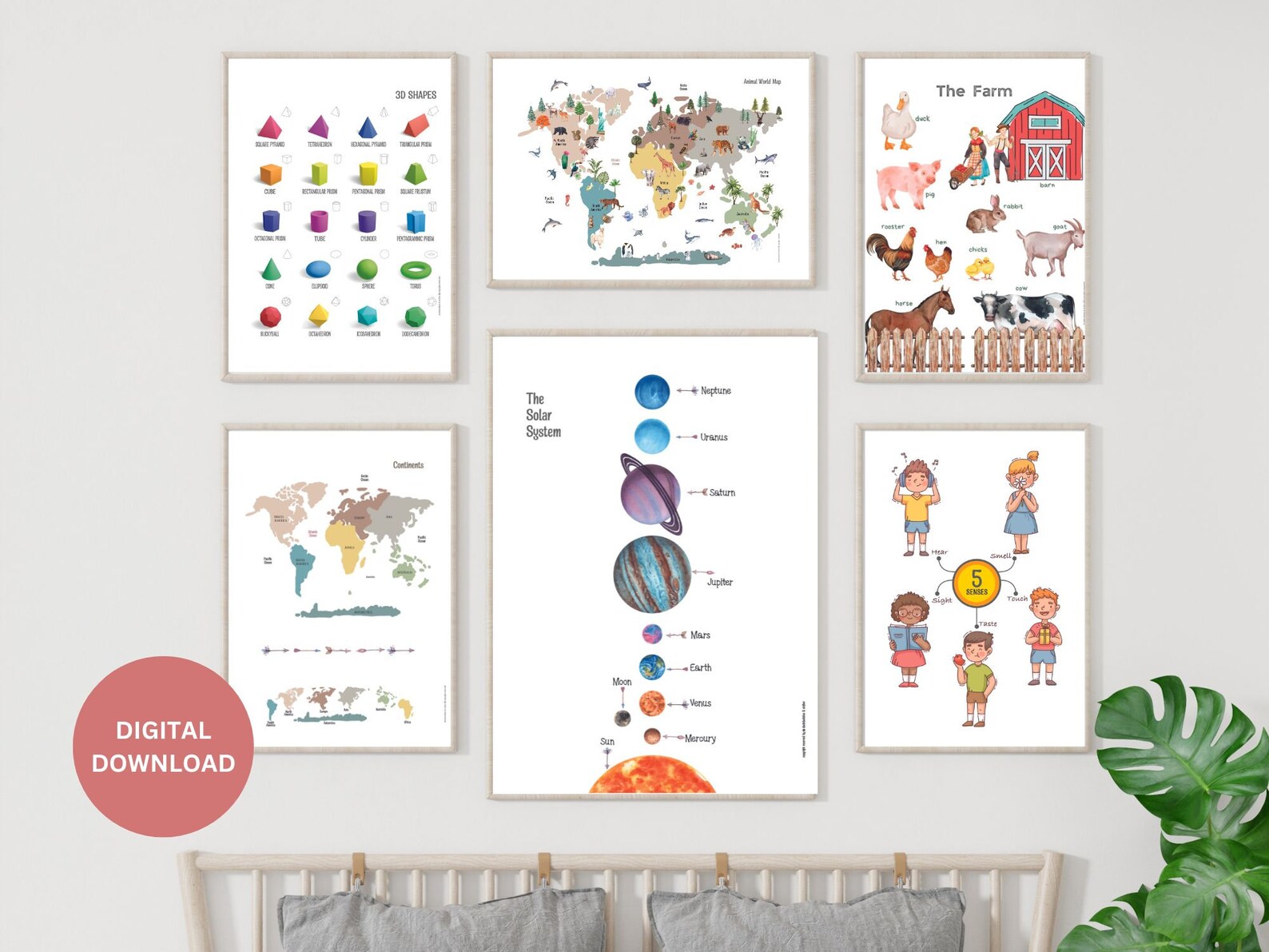 Creative Alphabet Classroom Poster Set | Educational Printable Digital ...