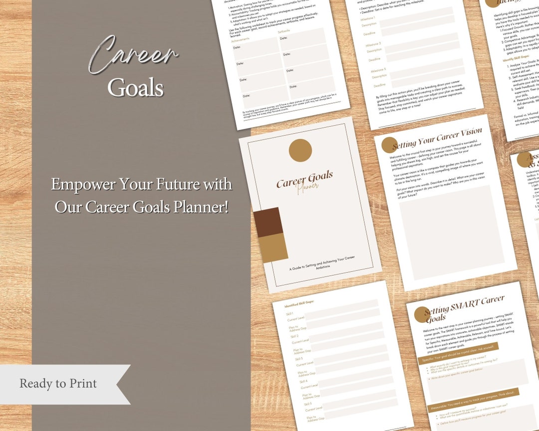 Goal Setting Planner | Personal Development | Achieve Goals ...