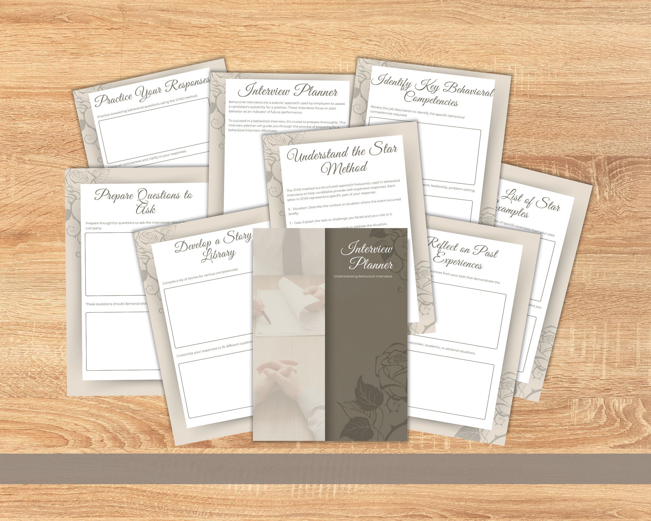 Interview Planner | Behavioral Interview Planner | Job Application ...