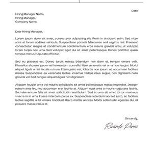 ATS Friendly Resume Template, ATS Resume Template, Cover Letter, ATS ...