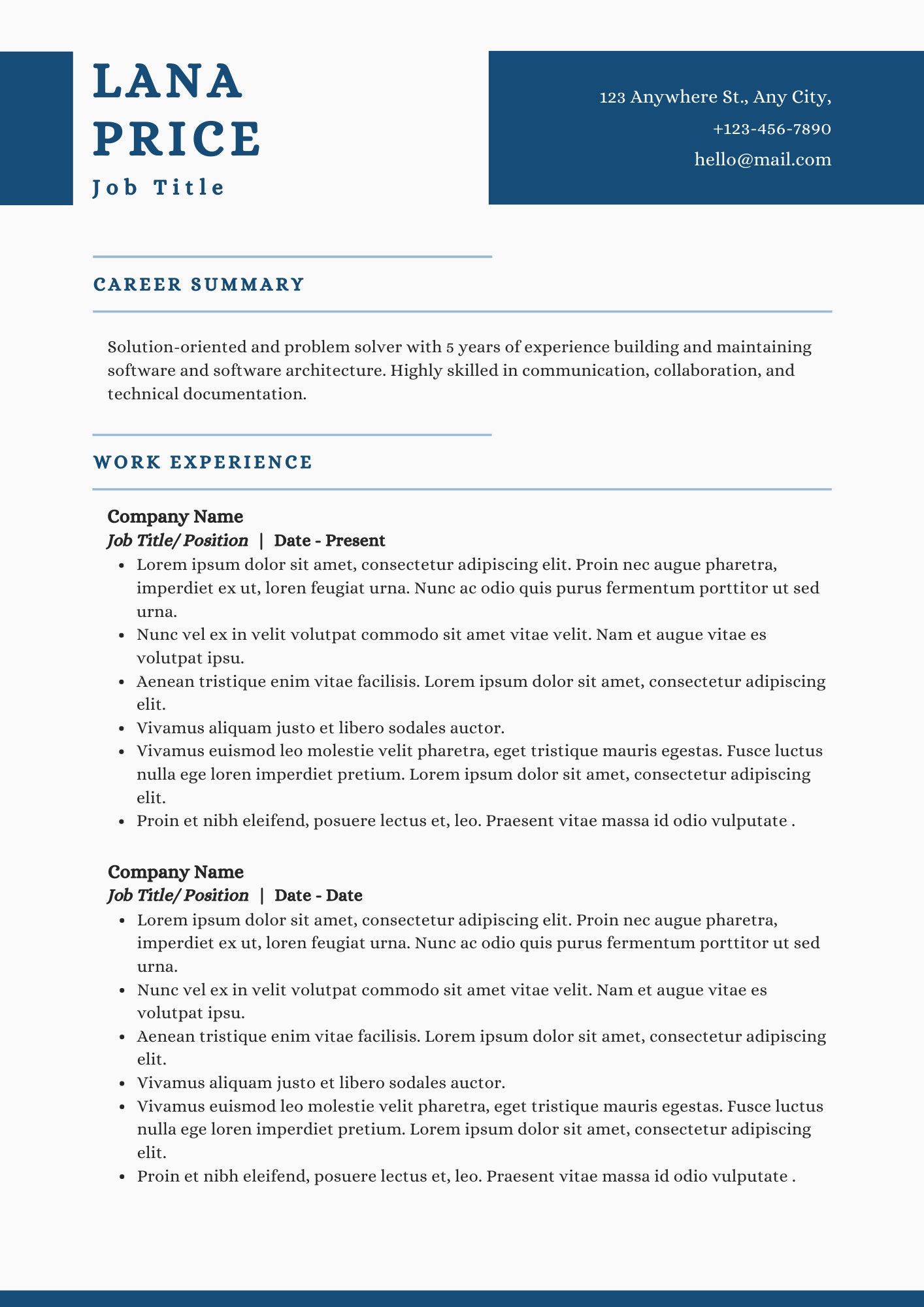 ATS Friendly Resume Template Cover Letter ATS Resume - Etsy ATS Friendly Resume Template Cover Letter ATS Resume - Etsy