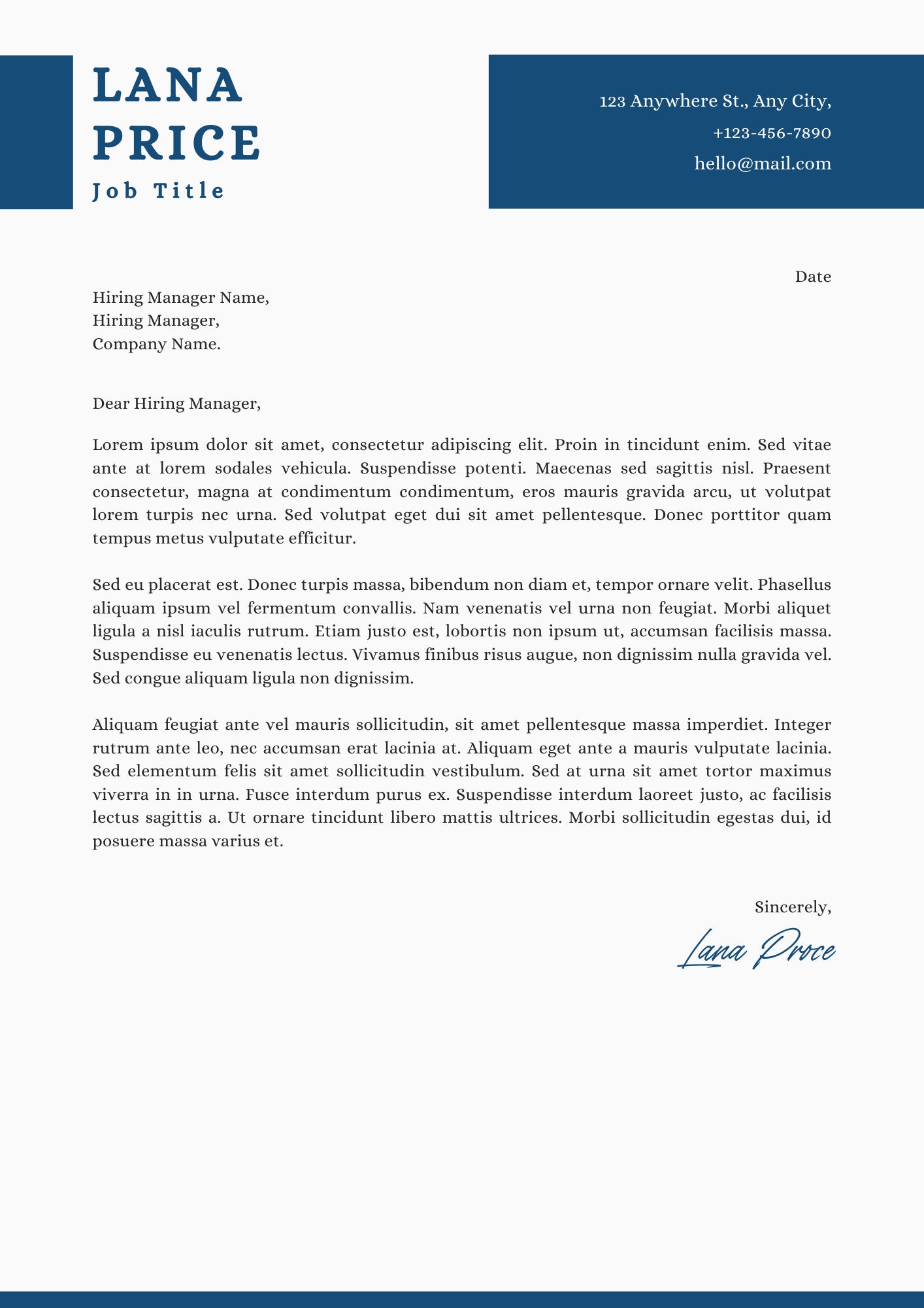 ATS Friendly Resume Template, Cover Letter ATS Resume Template, ATS ...