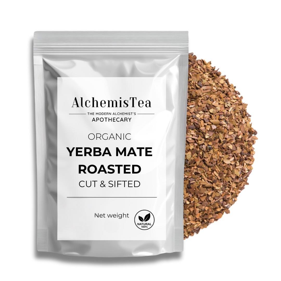 Organic Roasted Aged Yerba Mate - Loose Leaf, Rich Flavor, Energizing ...