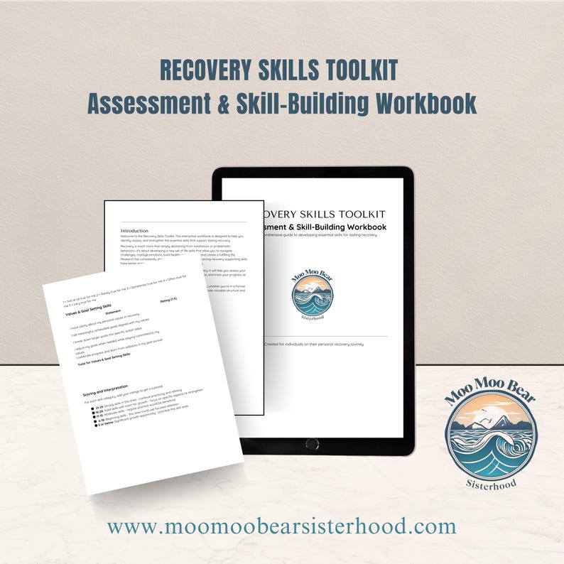 Addiction Recovery Skills Toolkit: Sobriety Workbook & Journal (PDF) - Etsy