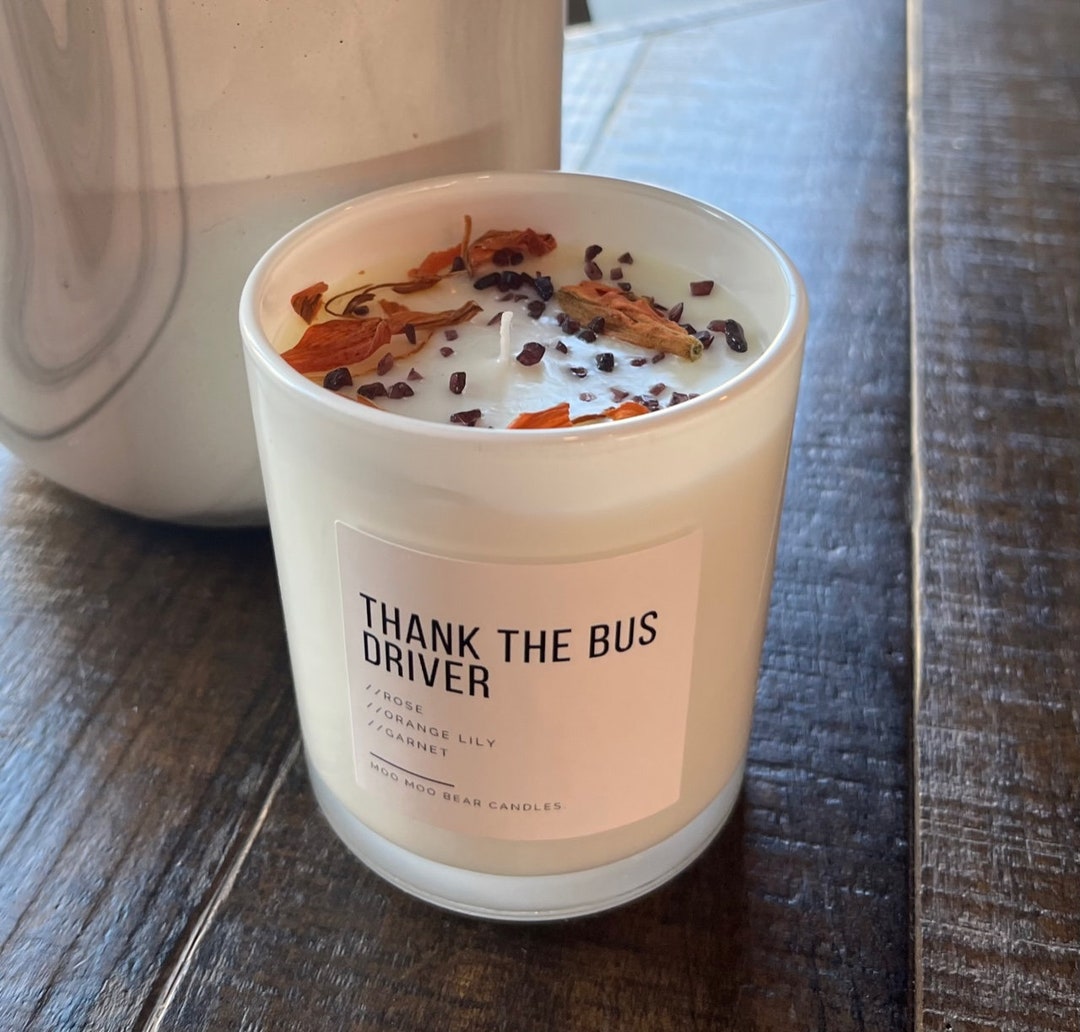 Thank the Bus Driver – Vanilla Scented Gamer Candle | 3.5" Soy Wax ...