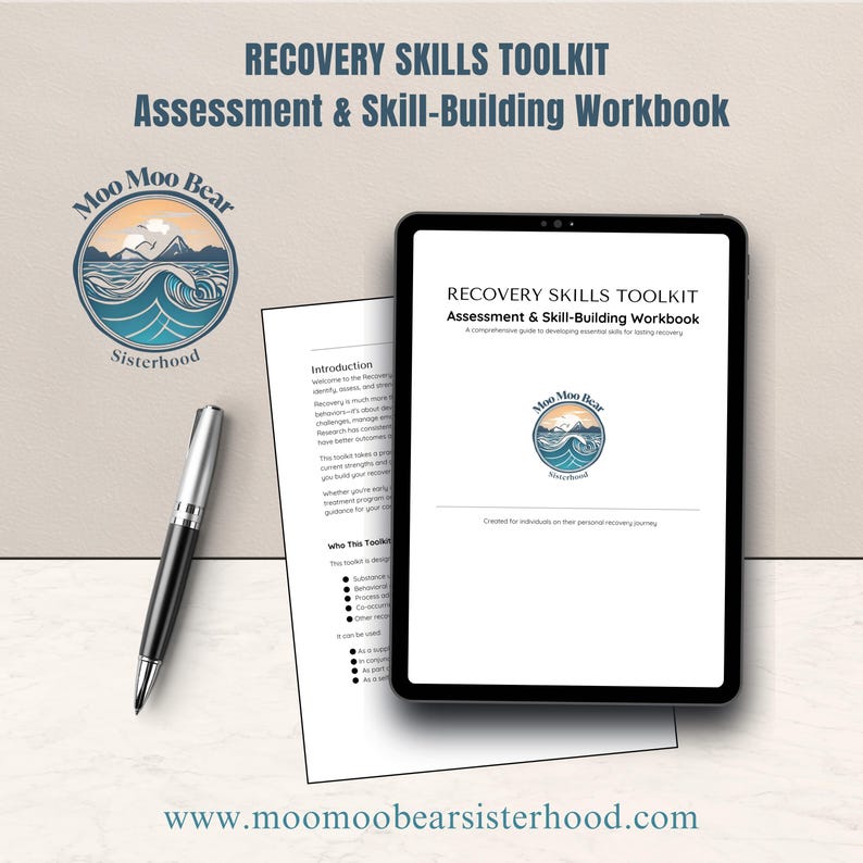Addiction Recovery Skills Toolkit: Sobriety Workbook & Journal (PDF) - Etsy