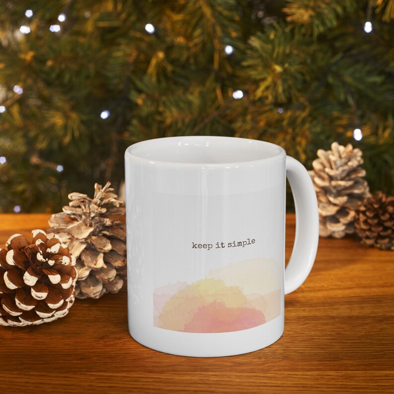 Keep It Simple AA Slogan Mug: Sobriety Gift, Recovery Milestone - Etsy