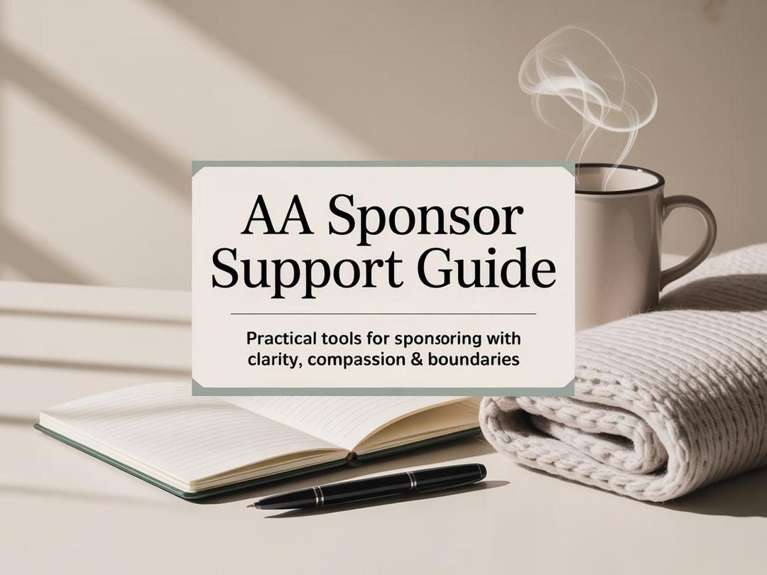 AA Sponsor Support Guide | Sober Sponsorship Tools | Alcoholics ...