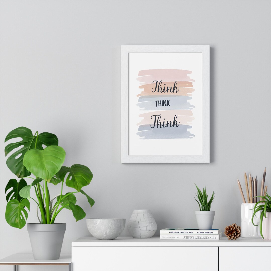 Alcoholics Anonymous AA Slogan Think Think Think Digital Download ...