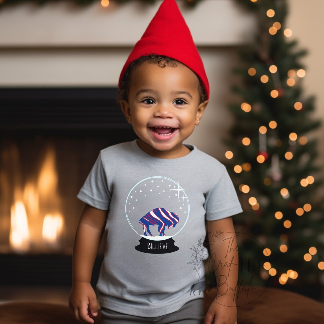 Buffalo Football Snow Globe Toddler T-shirt - Etsy
