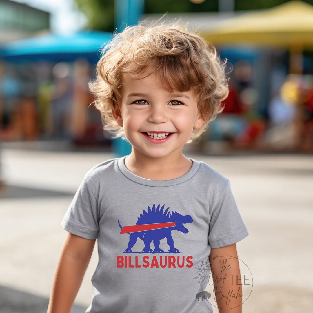 Buffalo Football Billsaurus Dinosaur Toddler T-shirt - Etsy