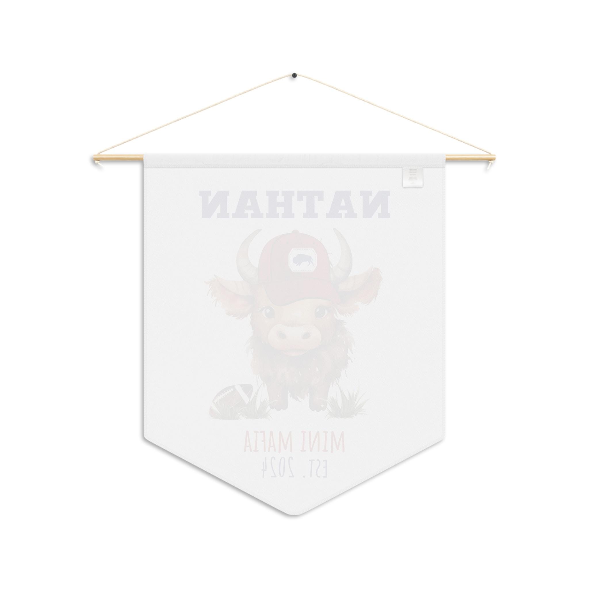Buffalo Football Mini Mafia Personalized Name Hanging Pennant Decor ...