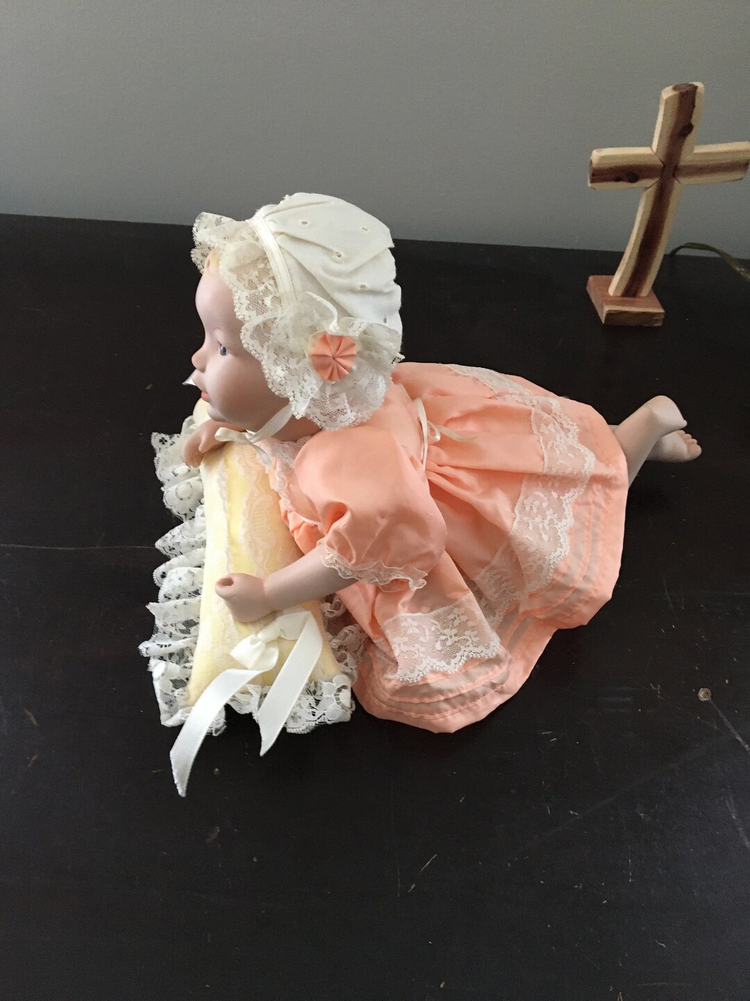 Ashton-drake Vintage Porcelain Doll Heather - Etsy