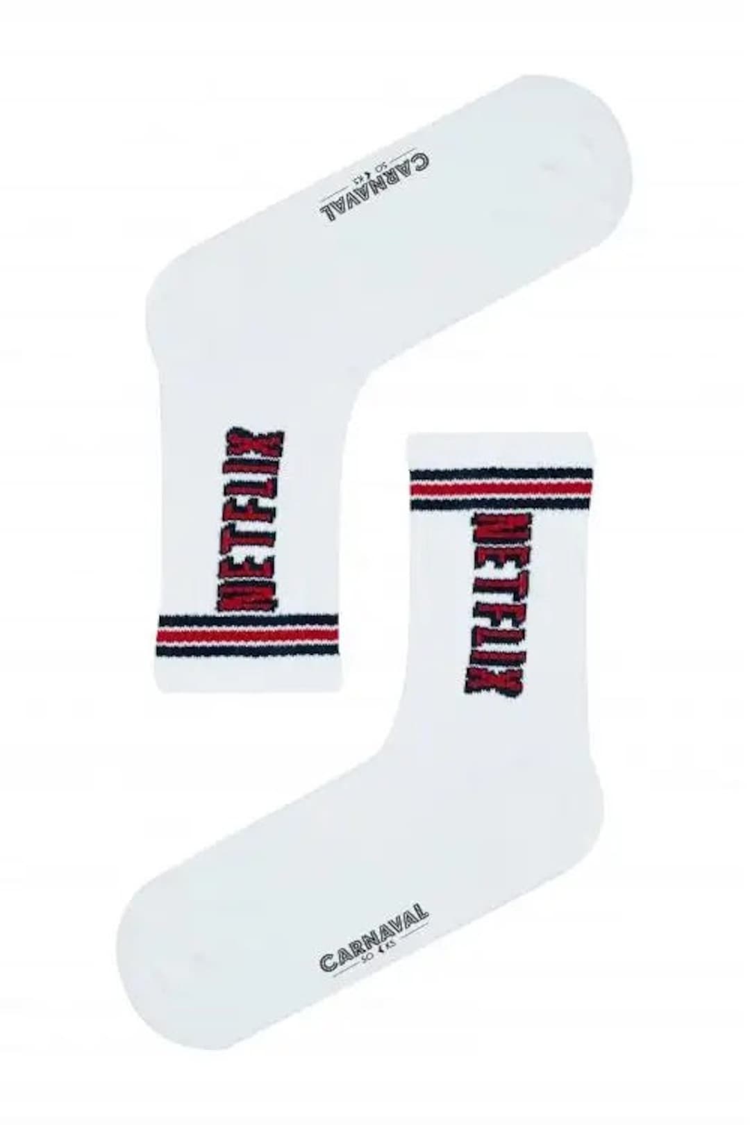 Cozy Netflix Socks, Watching Essential for Comfort & Style, Unisex ...