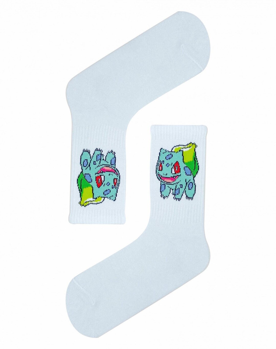 Bulbasaur Cartoon Socks, Pokemon Fans Socks, Fun Pokemon Gift, Gift for ...