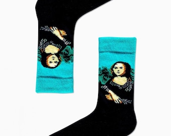 Mona Lisa Socks - Etsy