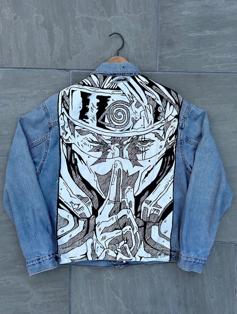 Kakashi Hitake Naruto Hand-painted Custom Jacket - Etsy