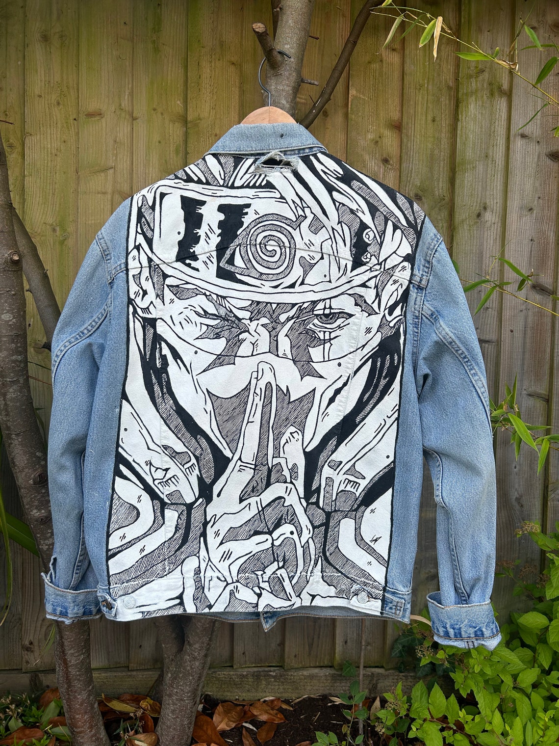 Kakashi Hitake Naruto Hand-painted Custom Jacket - Etsy