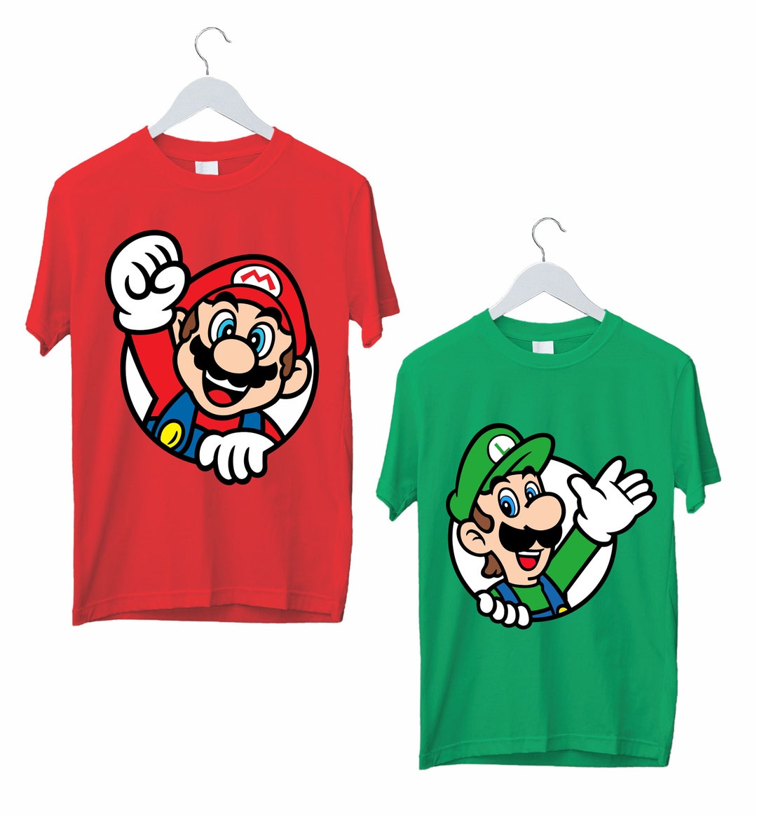 SUPER MARIO T-shirt Mario and Luigi Shirt Vintage Game Super Mario ...