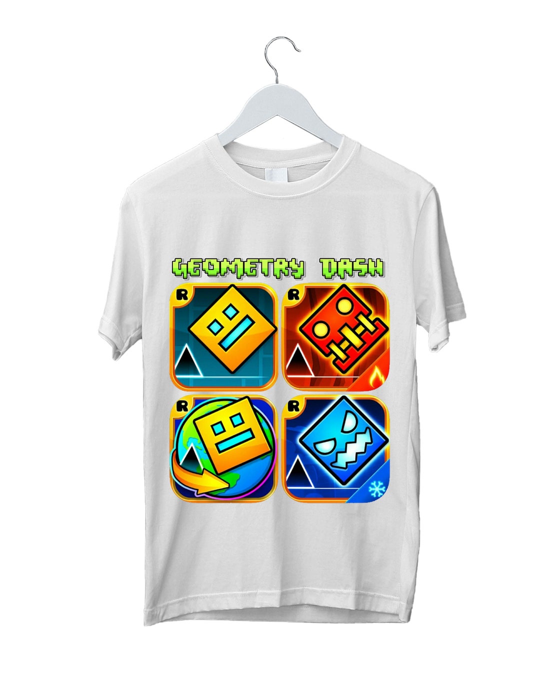 Camiseta Geometry Dash para niños Geometry Dash Regalos de cumpleaños ...