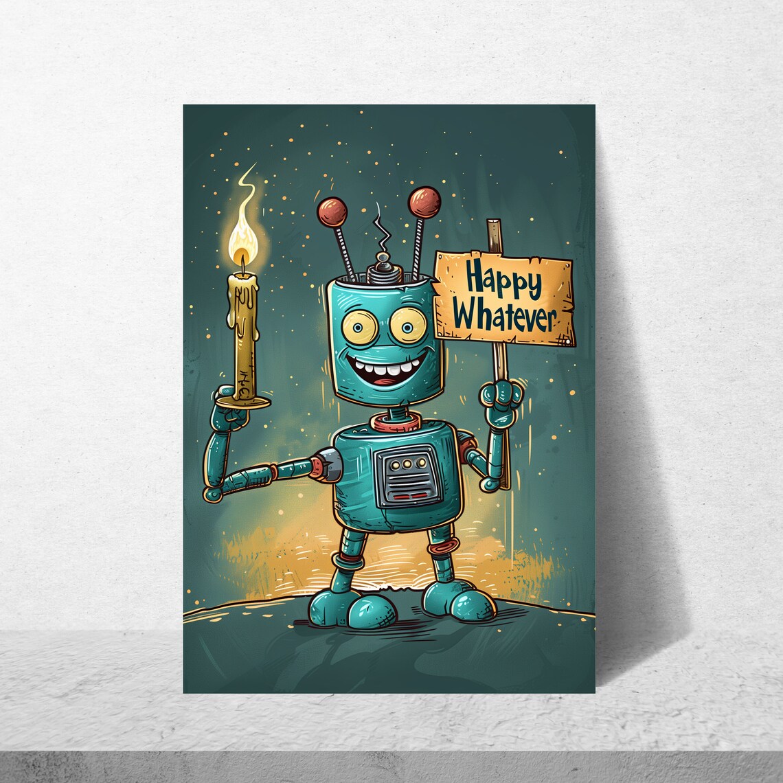 Sarcastic Birthday Card I Happy Whatever Birthday Card L Funny Birthday ...