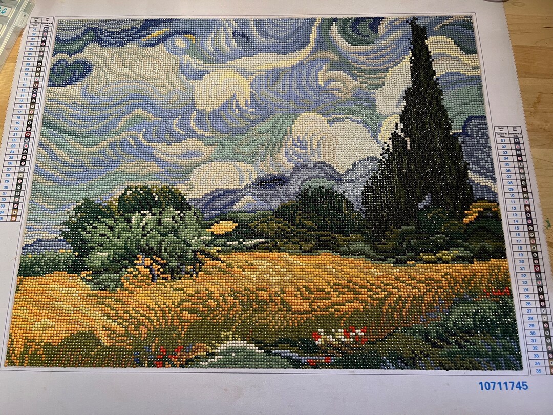 Beautiful Daimound Bead Landscape Painting - Etsy