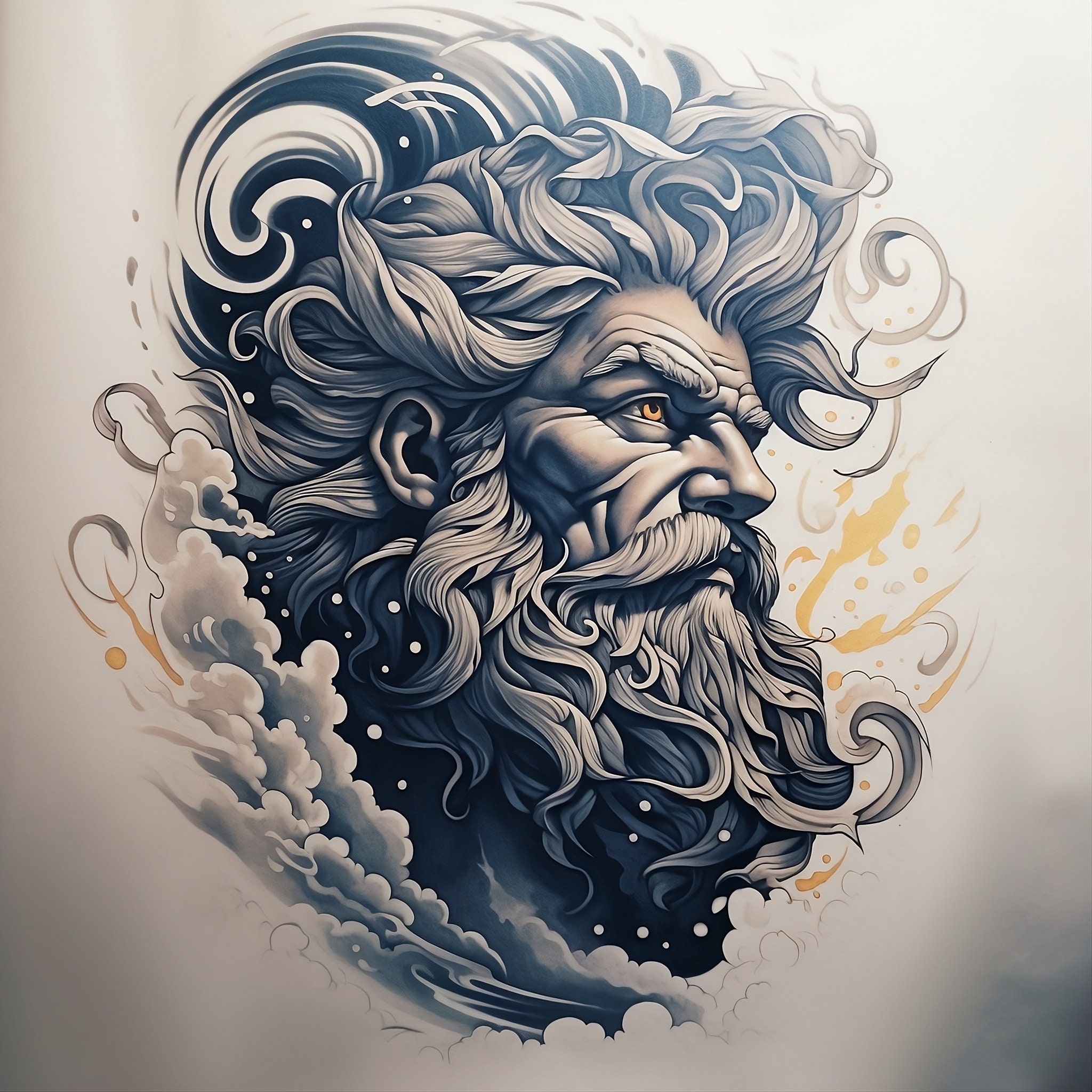 Greek God Zeus Tattoo