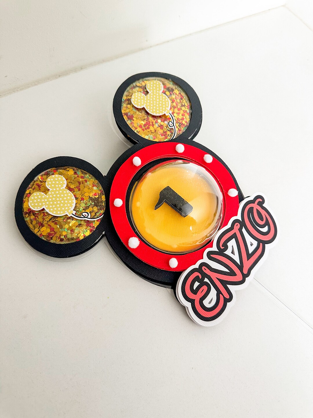 Mickey Mouse Cake Topper - Etsy