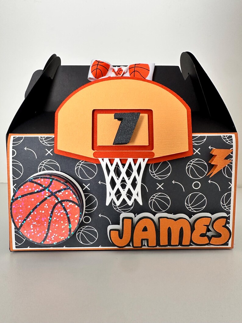 Personalized Basketball Party Favor Box: Birthday Theme - Etsy