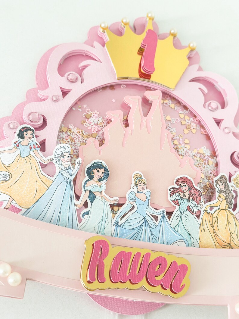 Princess Cake Topper - Etsy