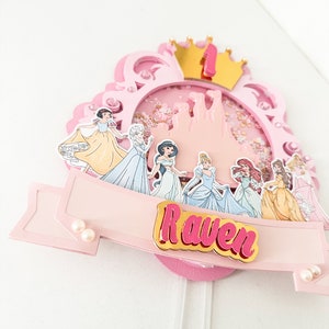Princess Cake Topper - Etsy