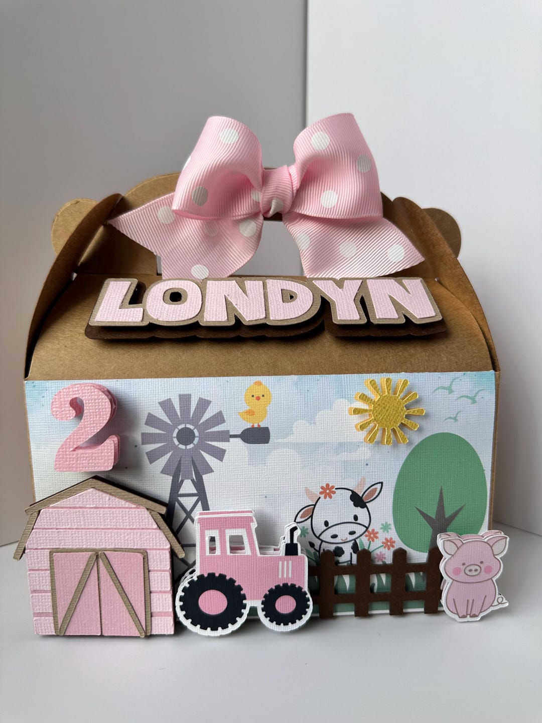 Farm Theme Gable Boxes: Barnyard Party Favors - Etsy
